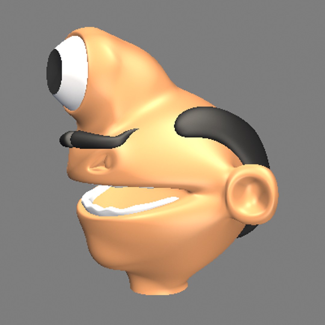 Alien Servant Head 3d Model