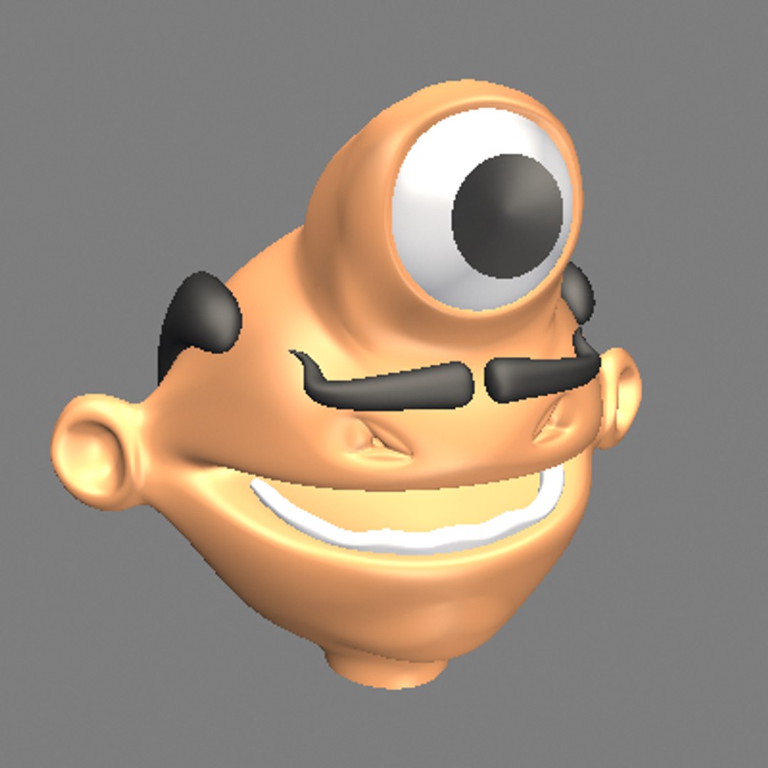 Alien Servant Head 3d Model