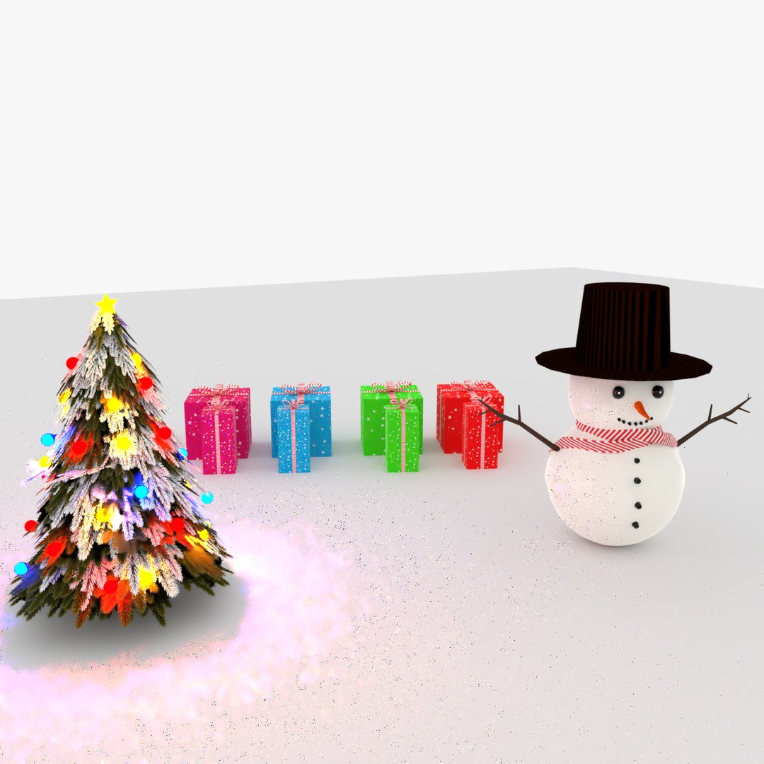 3D Christmas pack - TurboSquid 2166680