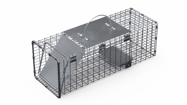 3D Professional Animal Cage Trap One Door - TurboSquid 1967993