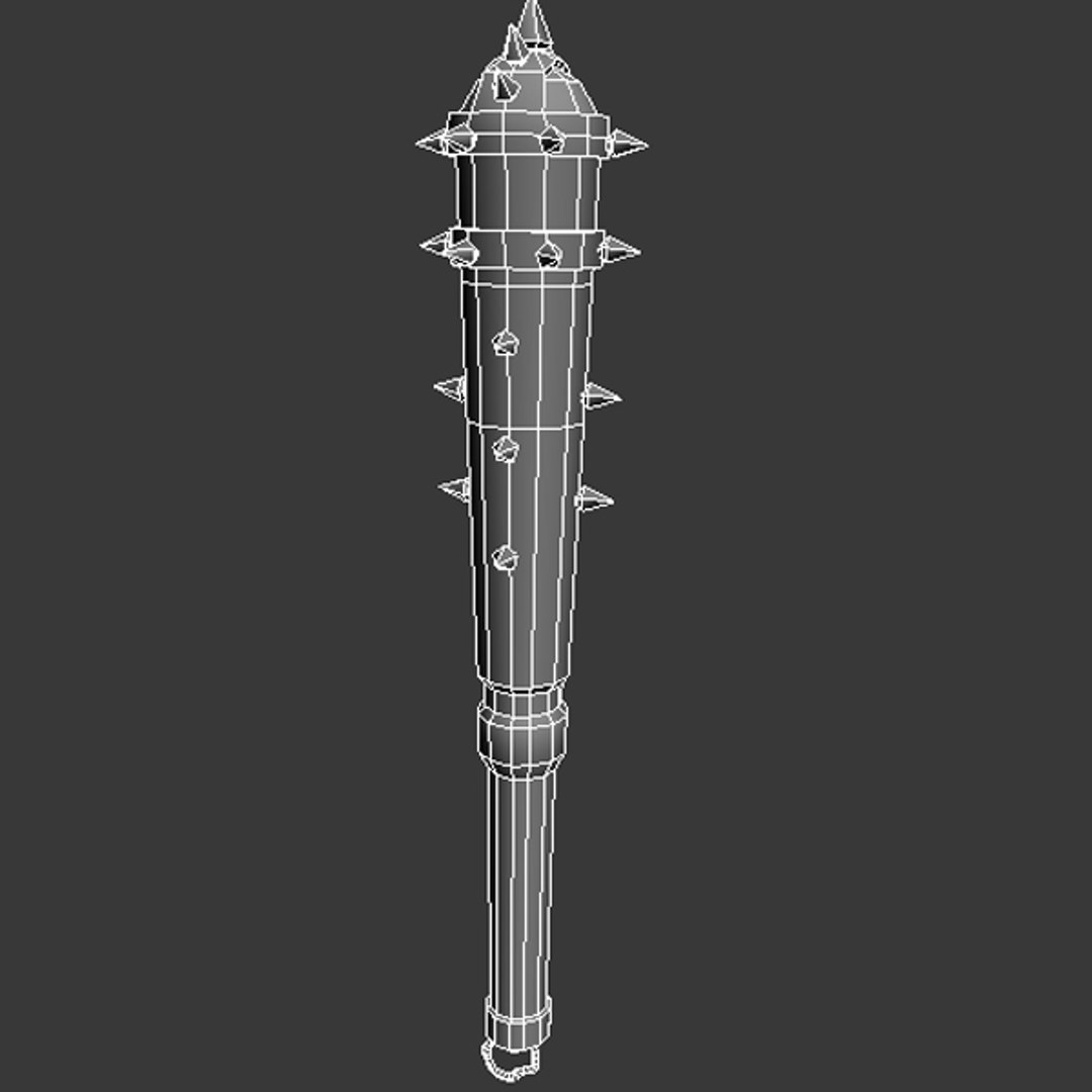 medieval mace 3d 3ds