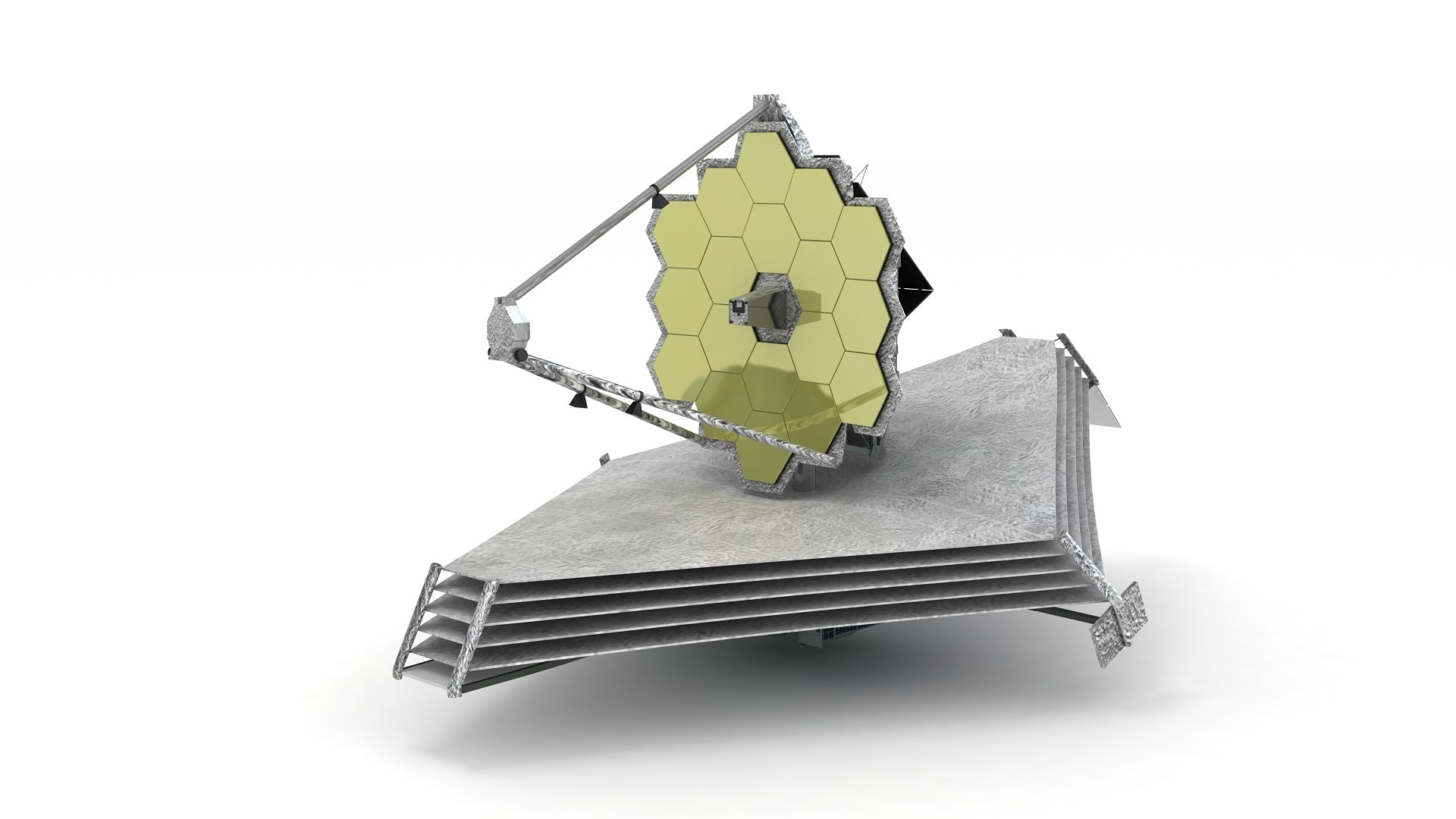 James Webb Space Telescope Model - TurboSquid 1948903
