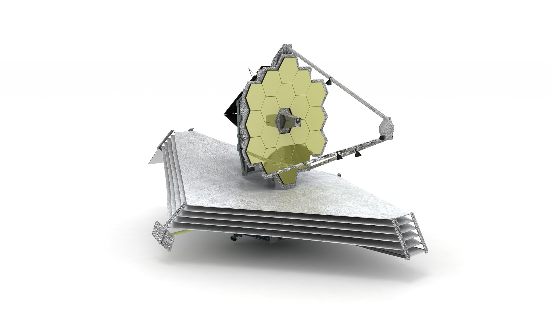 James Webb Space Telescope Model - TurboSquid 1948903
