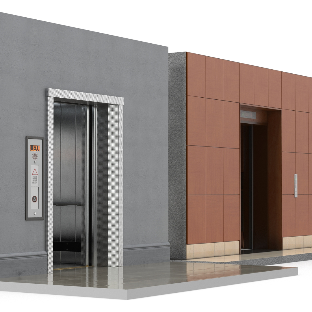 lift interiors modeled build 3d c4d