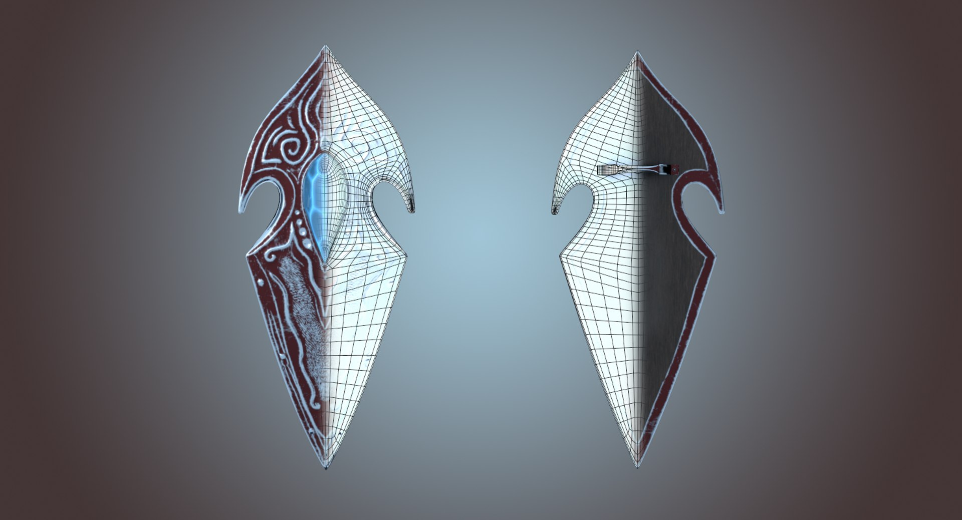 3D fantasy shield - TurboSquid 1311632