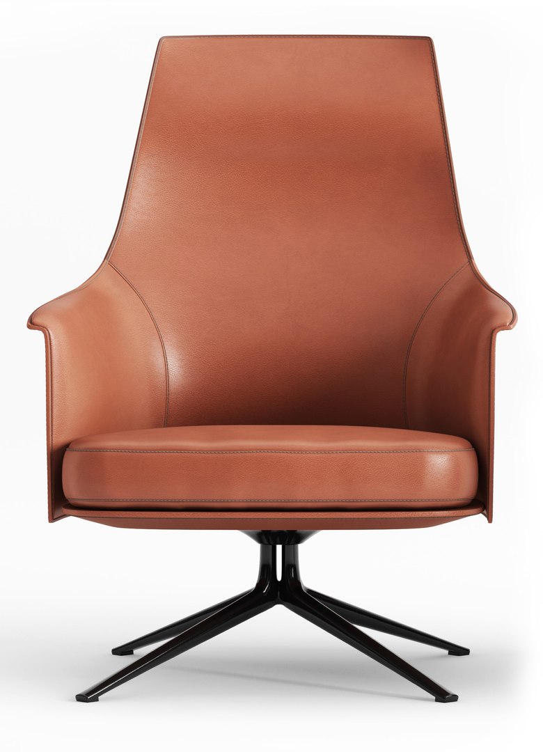 3D Poliform Stanford Lounge Chair - TurboSquid 1580696
