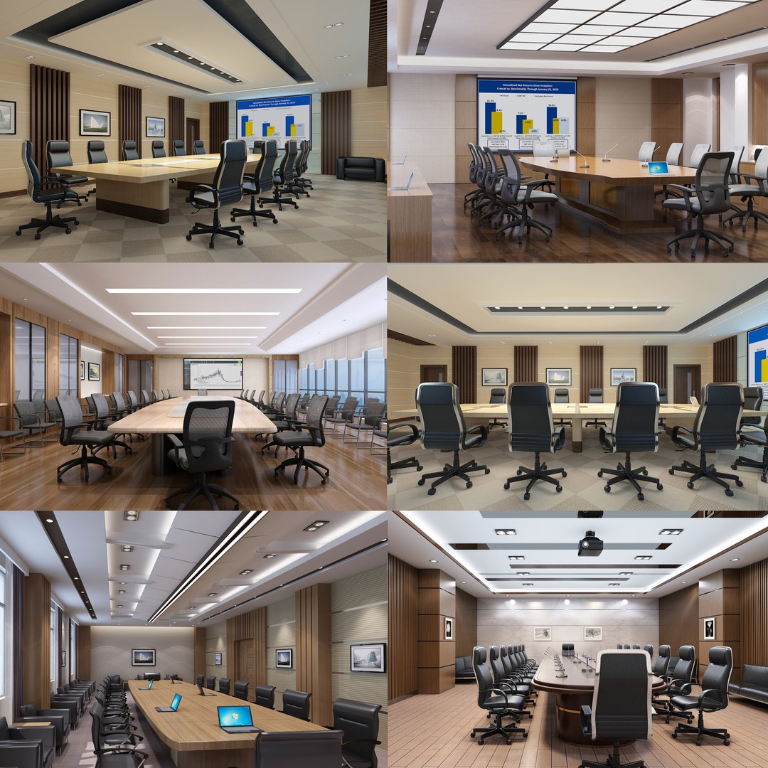 3D Conference Room Collection 02 - TurboSquid 2177037