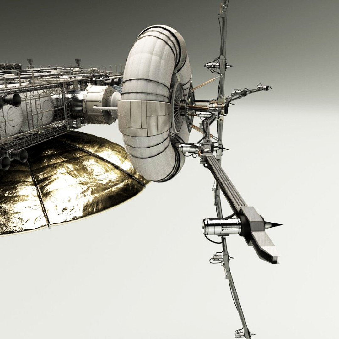 3d Model Asteroid Mining Platform