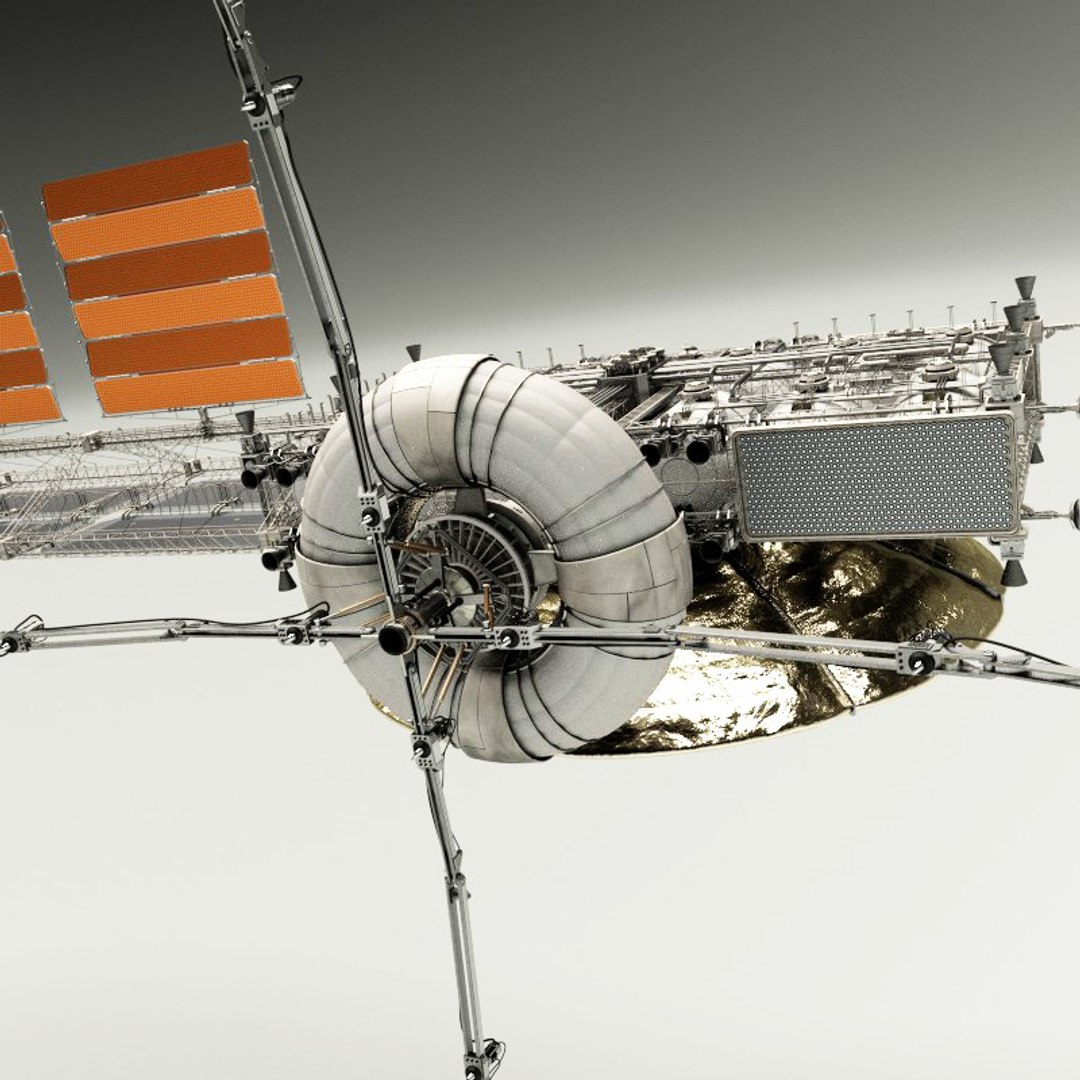 3d Model Asteroid Mining Platform