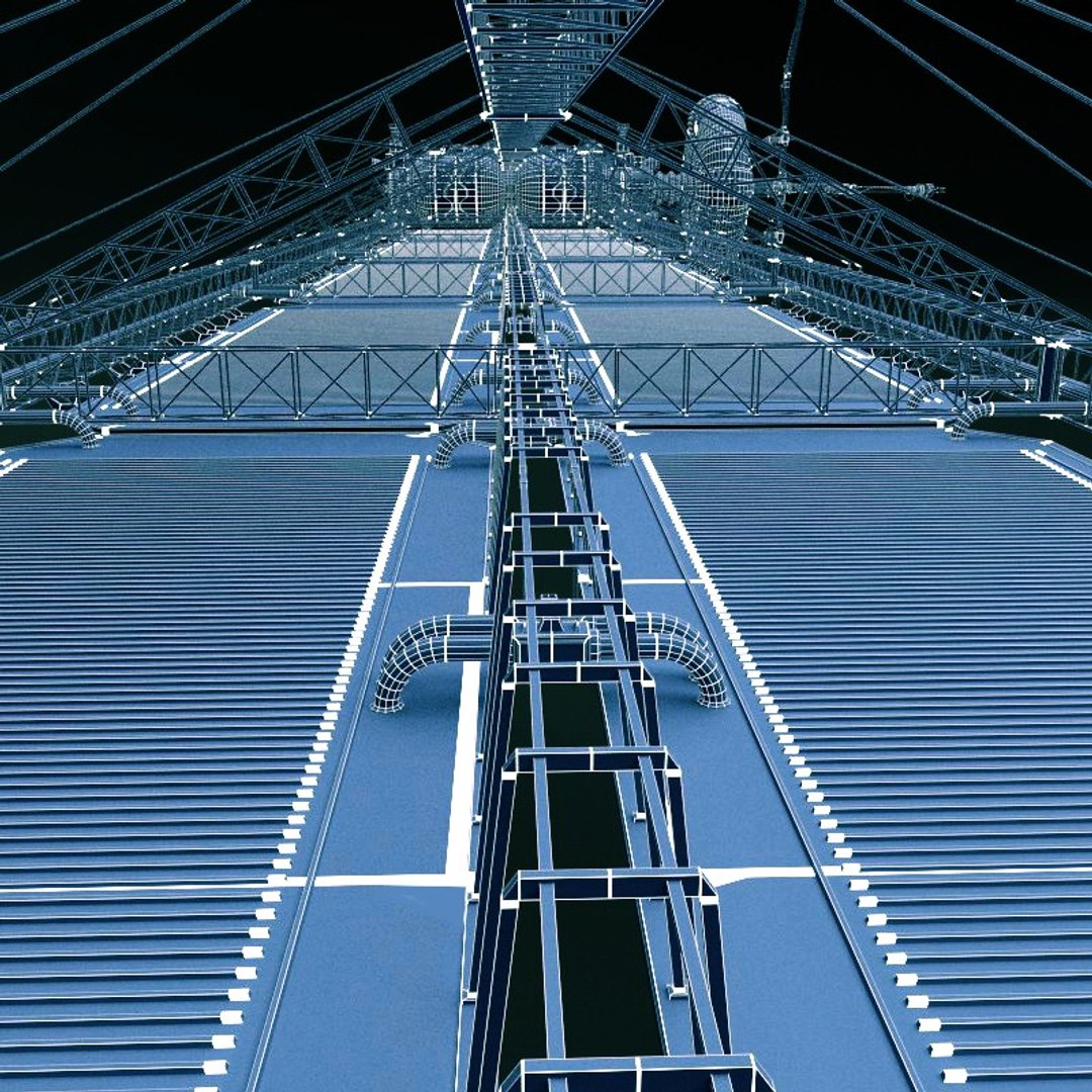 3d Model Asteroid Mining Platform