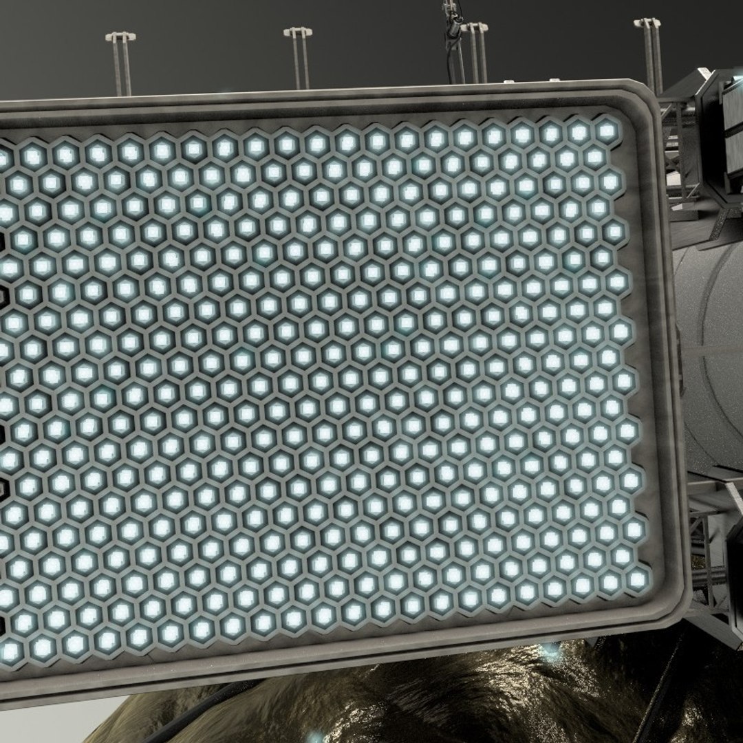 3d Model Asteroid Mining Platform