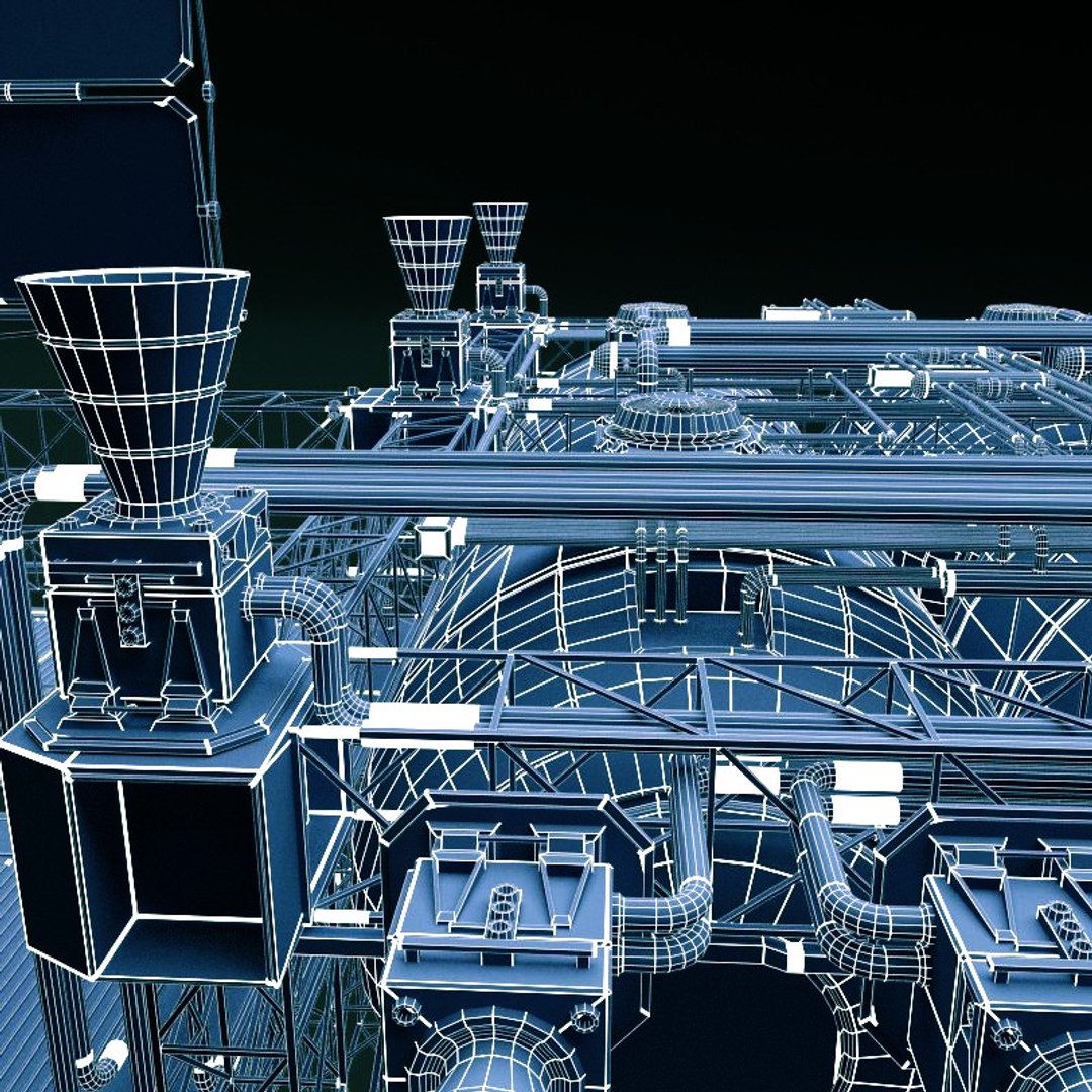 3d Model Asteroid Mining Platform