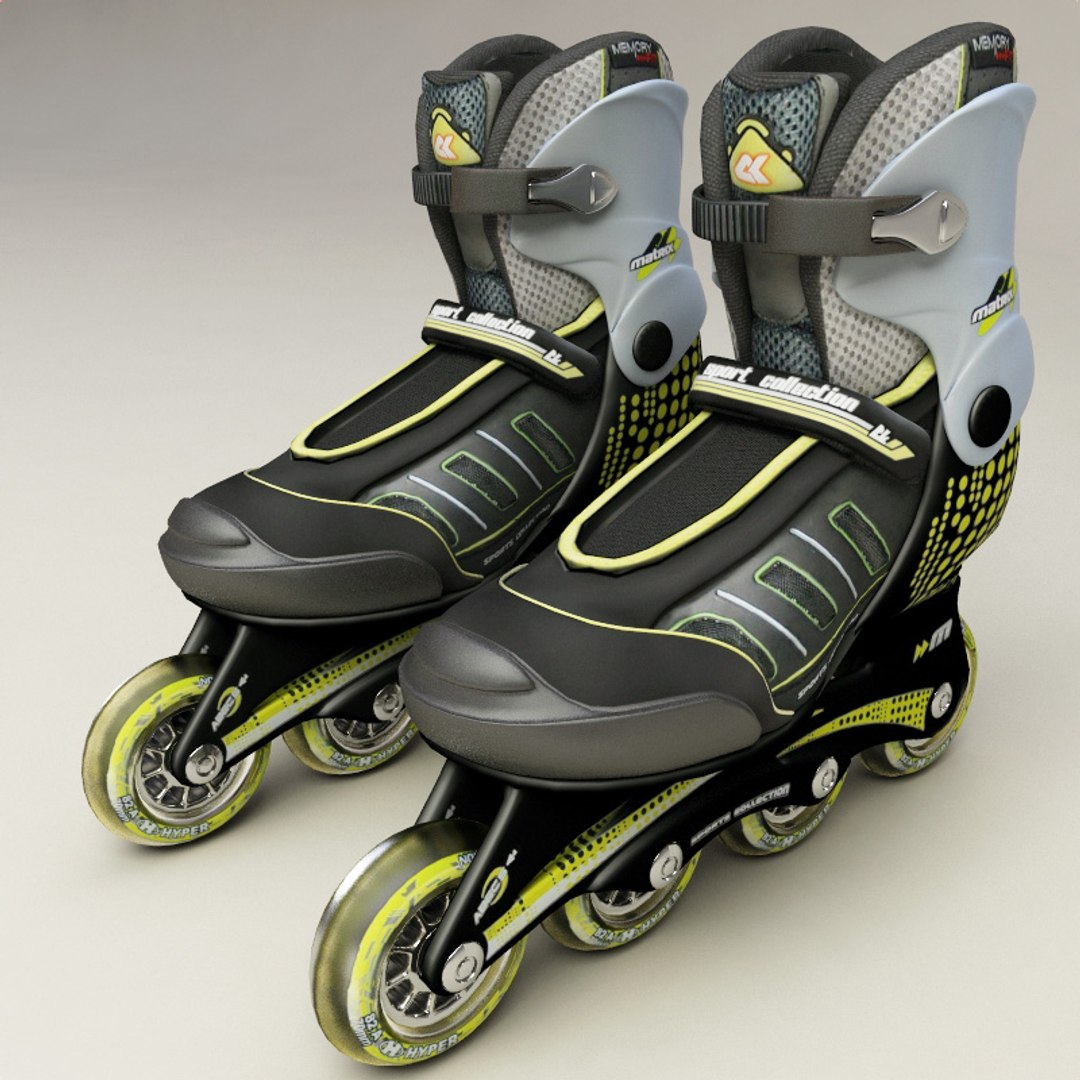 3d Model Roller Blades