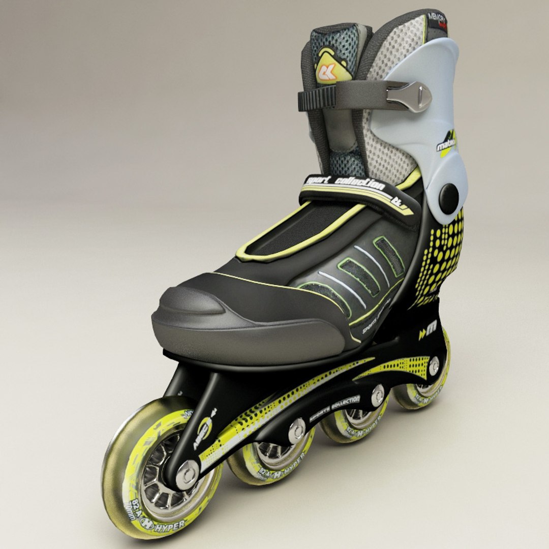 3d model roller blades