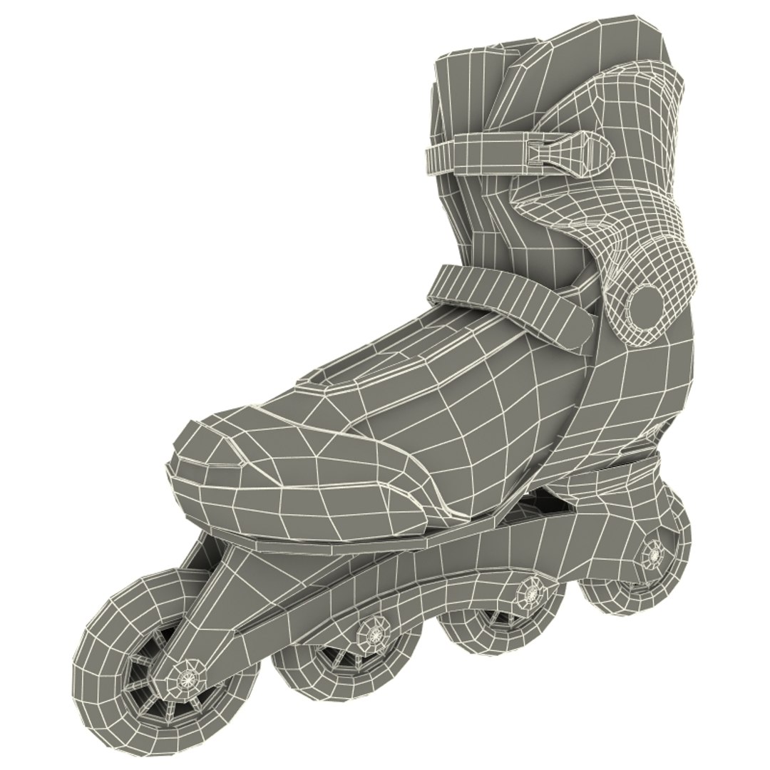 3d model roller blades