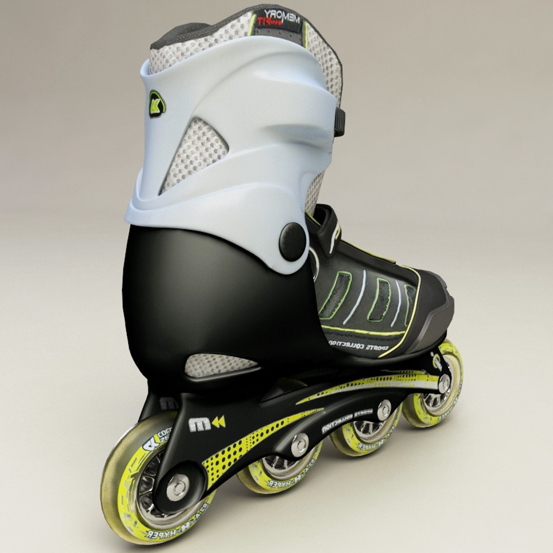 3d model roller blades