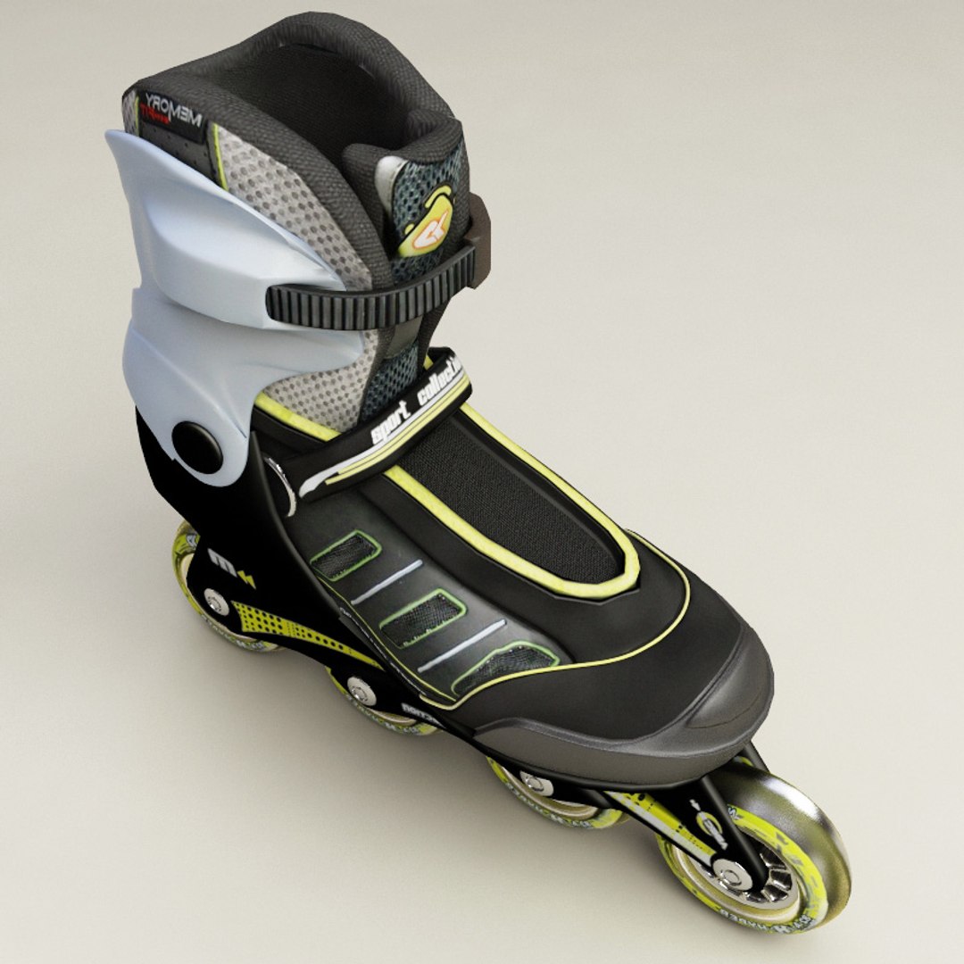 3d model roller blades