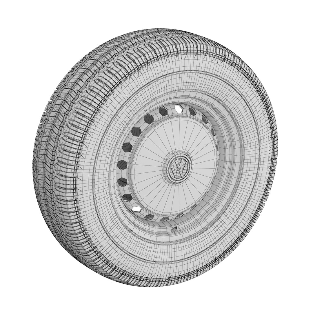 Volkswagen T2 3d Max