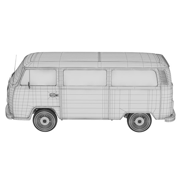 volkswagen t2 3d max