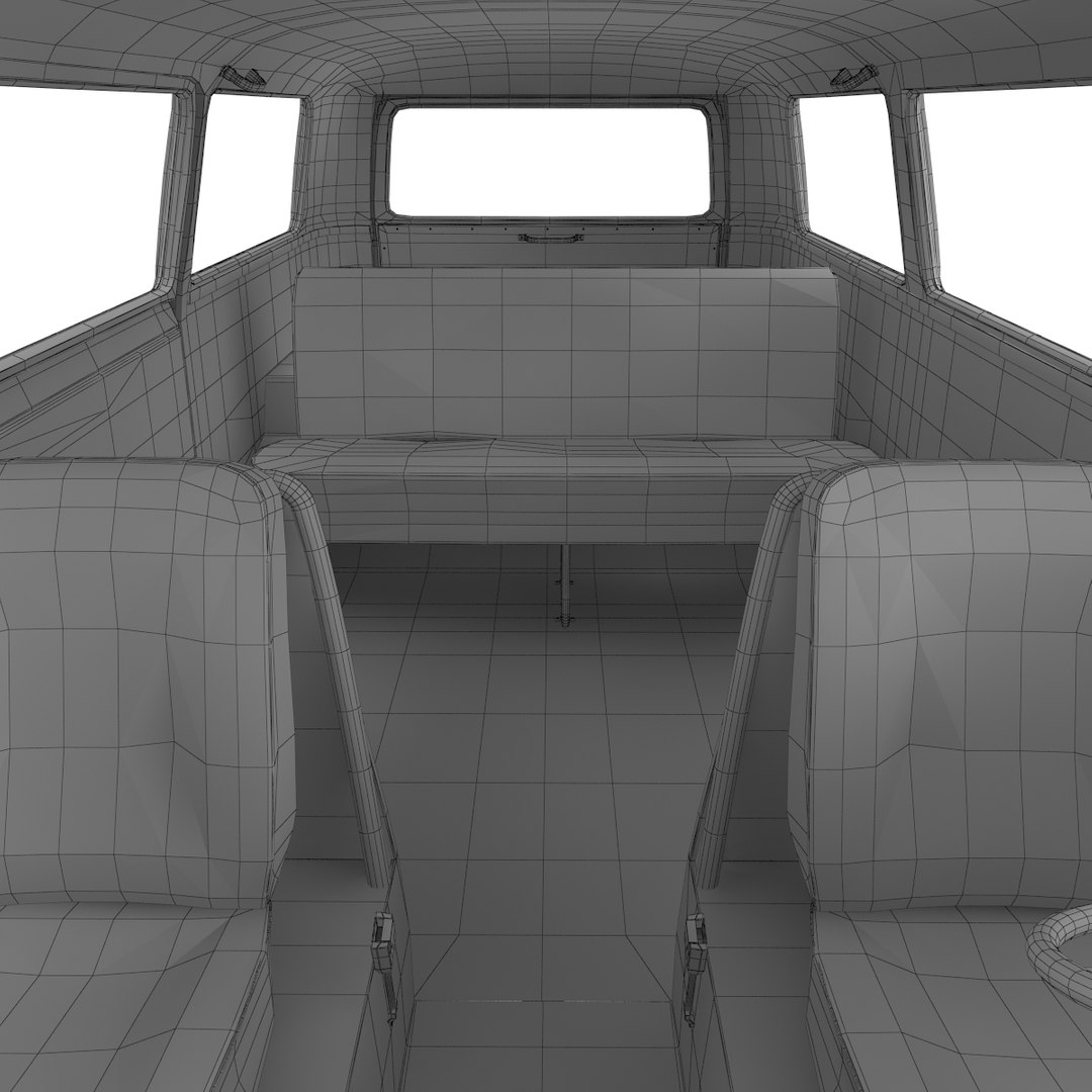 Volkswagen T2 3d Max