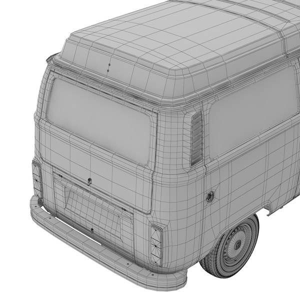 volkswagen t2 3d max