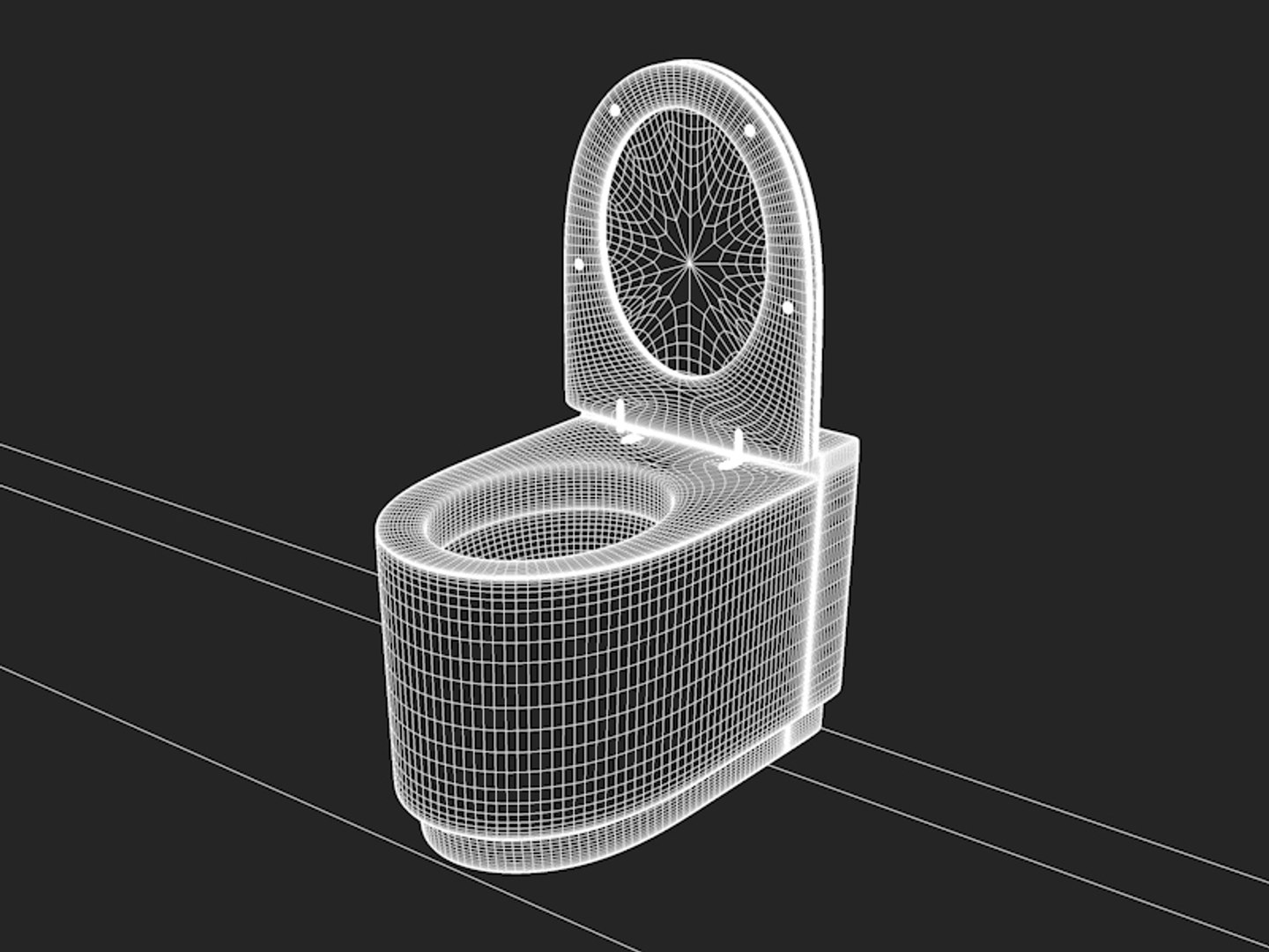 Ideal Standard Moments Toilet 3d Model