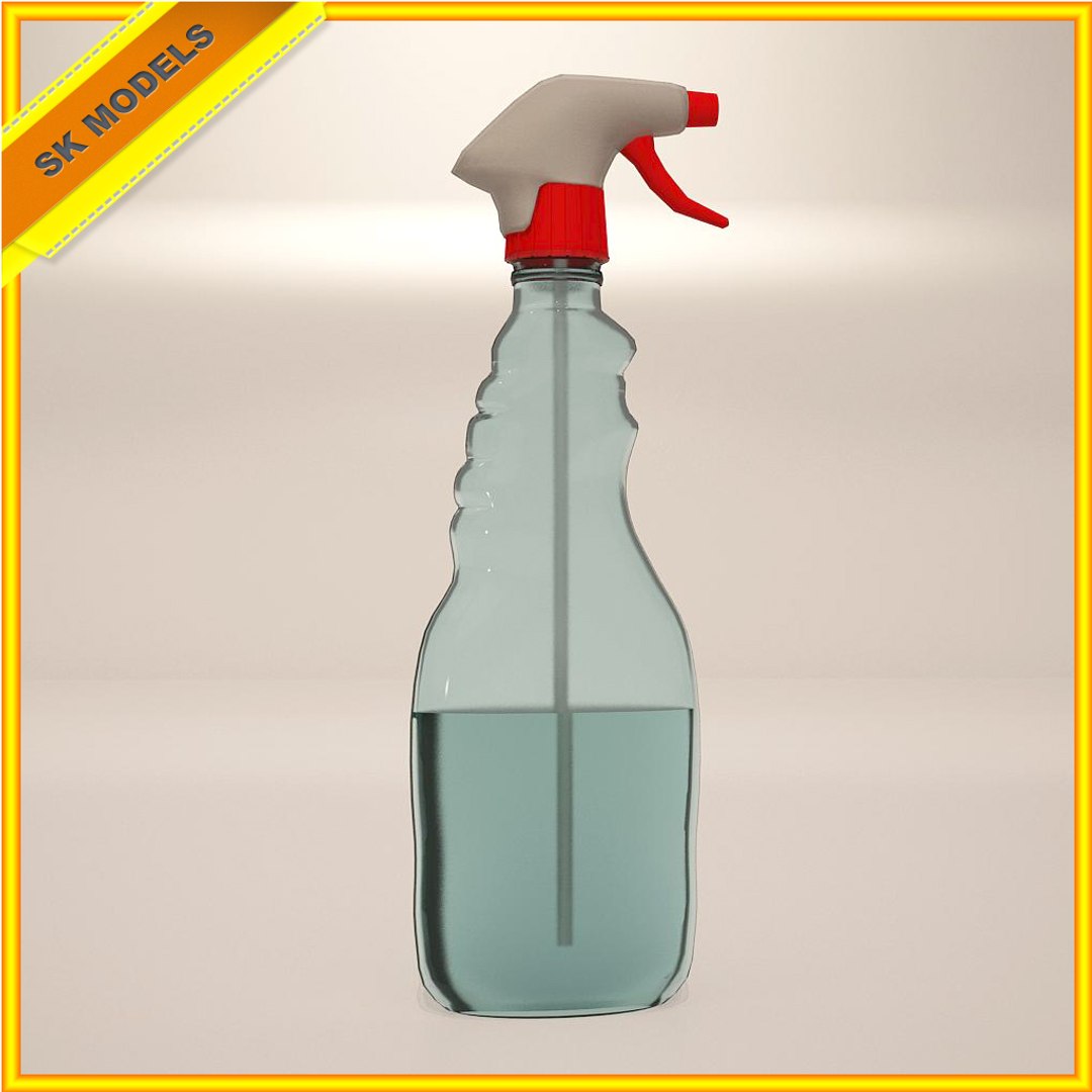 cleaning spray 3d model