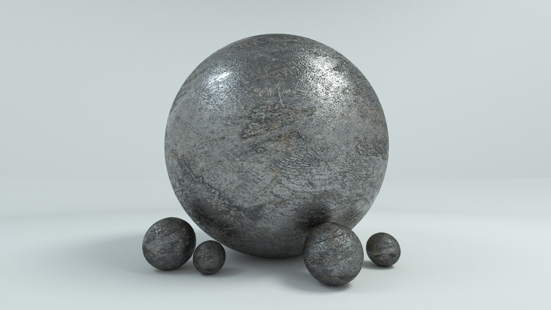 3D 11 Chrome Materials Octane - TurboSquid 1346590