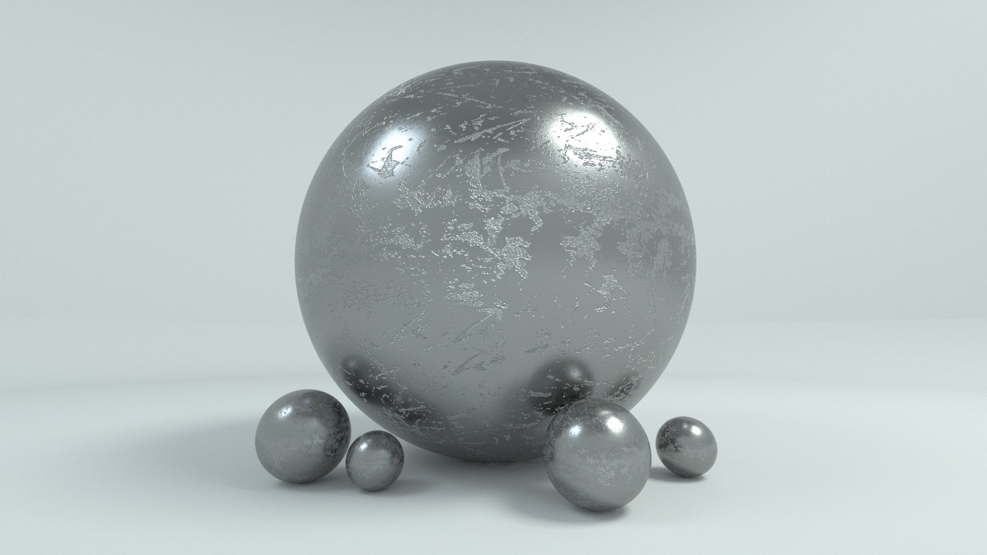 3D 11 Chrome Materials Octane - TurboSquid 1346590