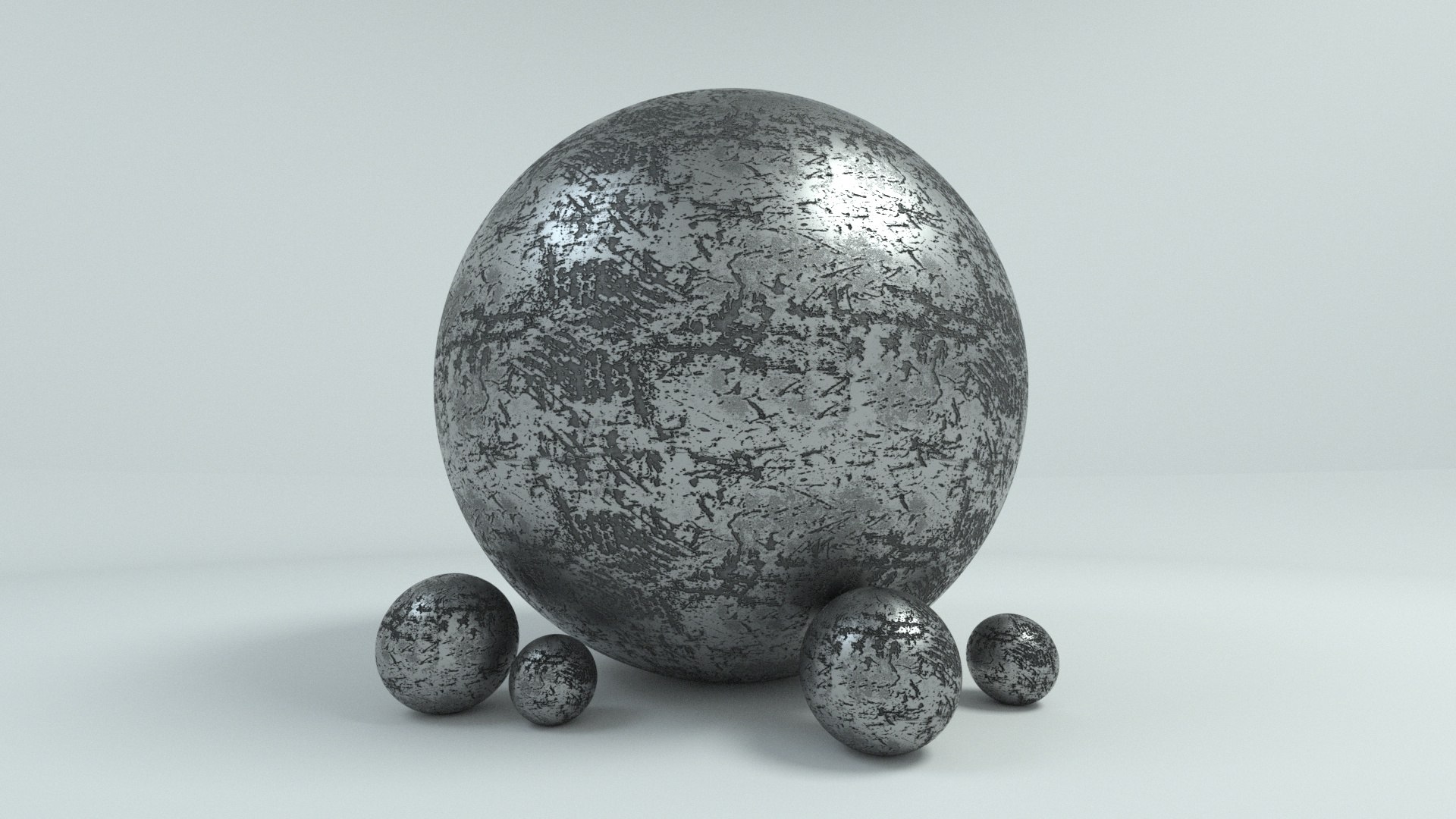3D 11 Chrome Materials Octane - TurboSquid 1346590