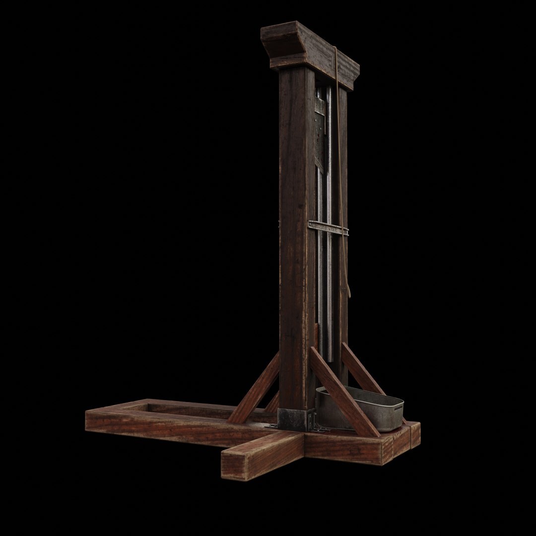 Guillotine 3D Model - TurboSquid 2428747
