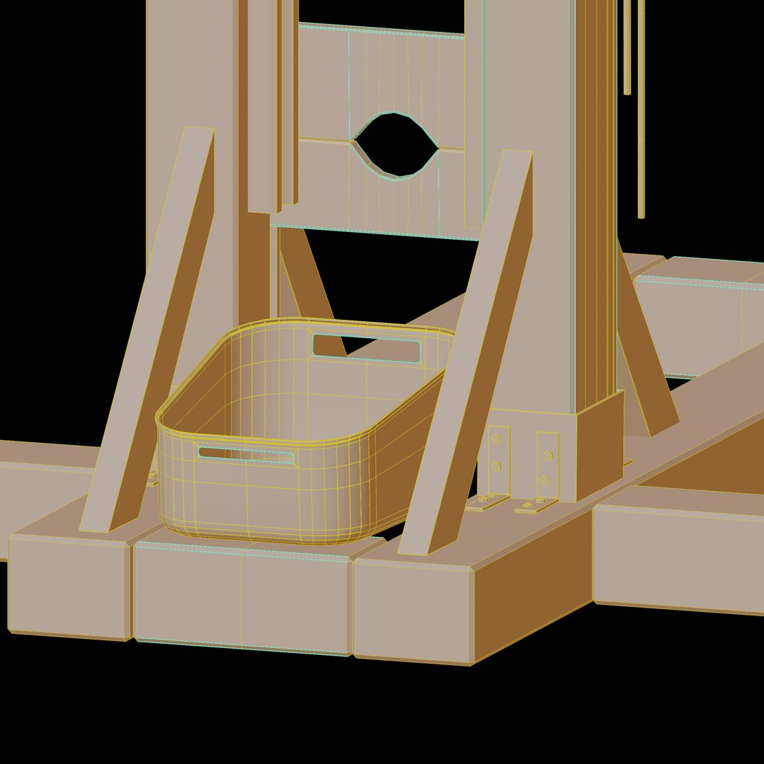 Guillotine 3D Model - TurboSquid 2428747