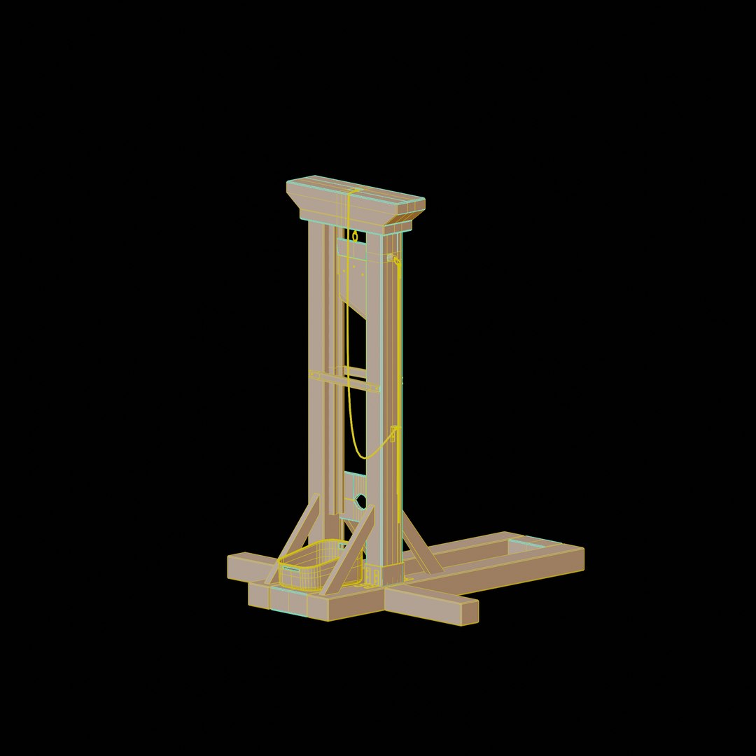 Guillotine 3D Model - TurboSquid 2428747