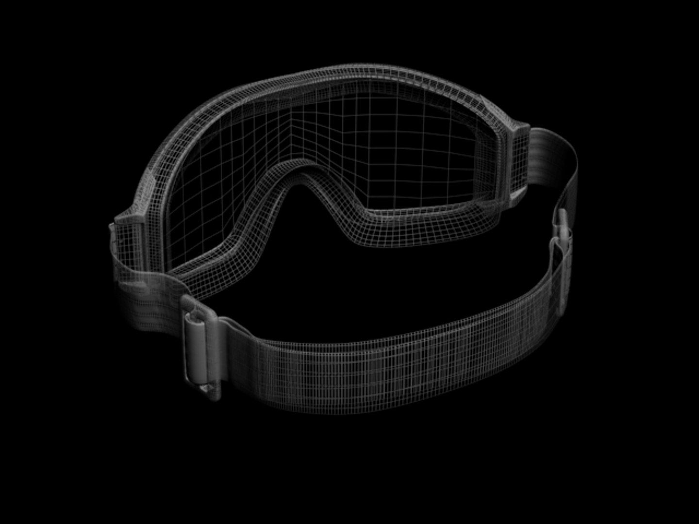 Tactical Goggles 3d Model