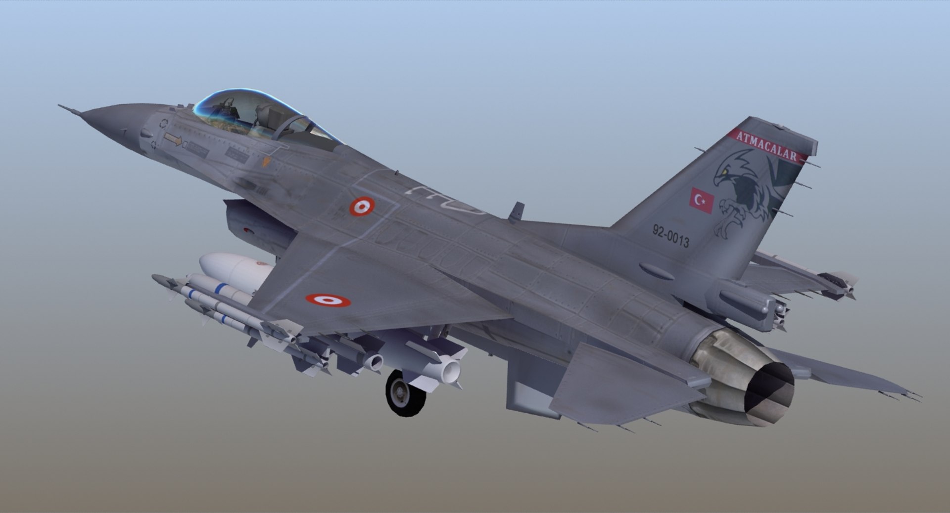 3d model nato fighter aircraft set