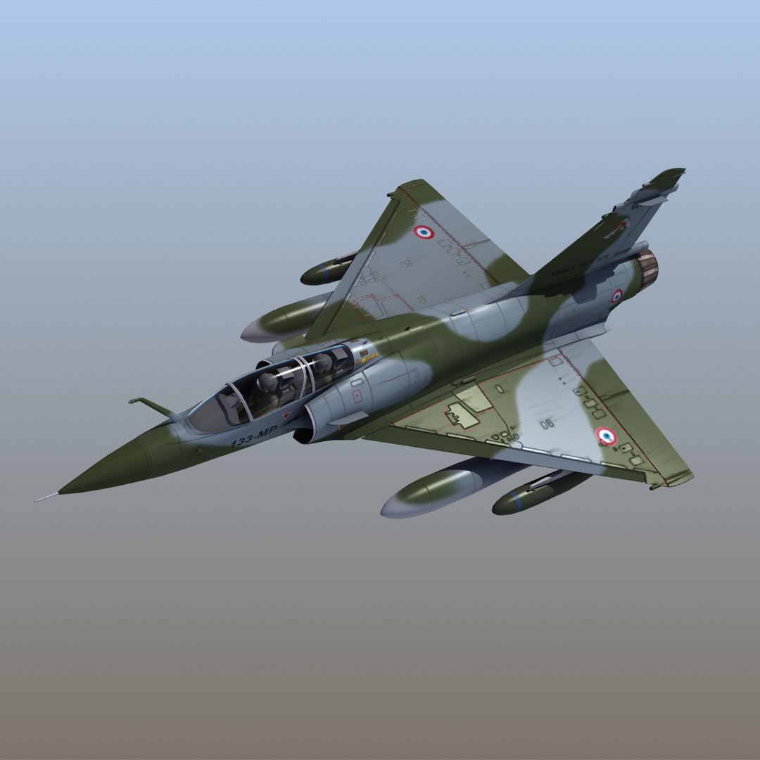 3d model nato fighter aircraft set