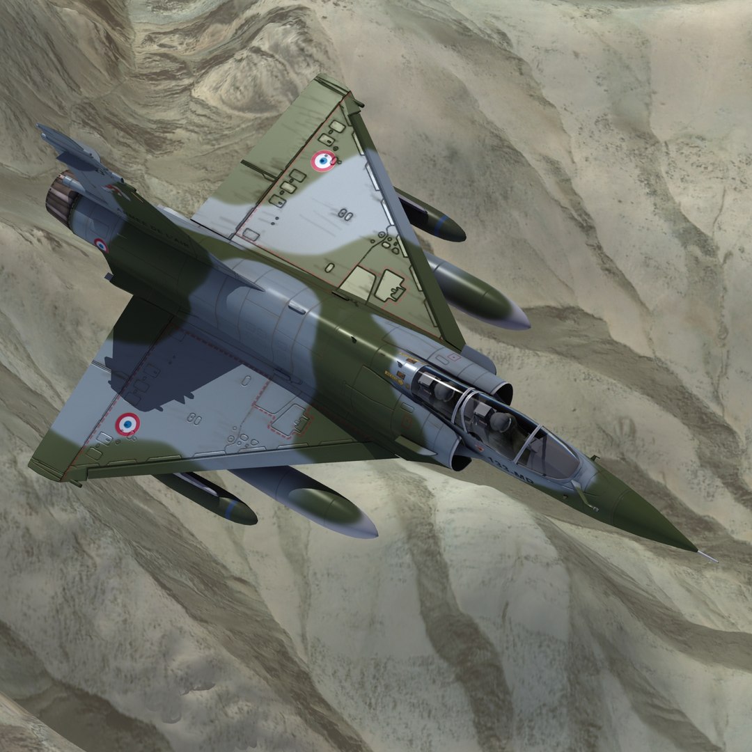 3d model nato fighter aircraft set