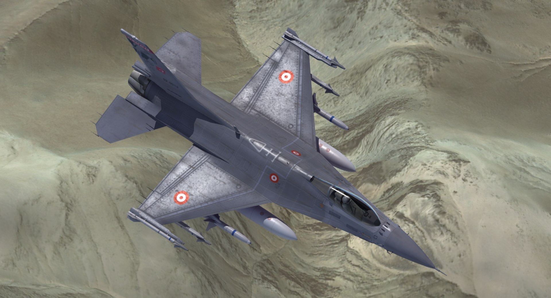 3d model nato fighter aircraft set