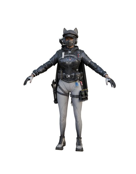 여전사 3D 모델 - TurboSquid 2459842