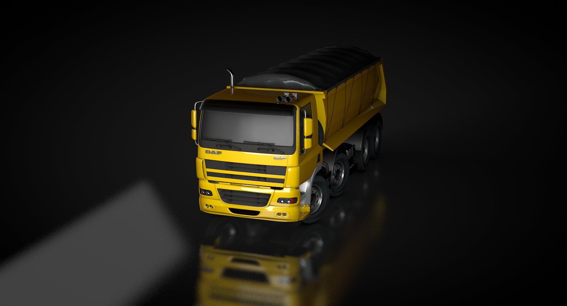 3d Model Daf Cf Truck