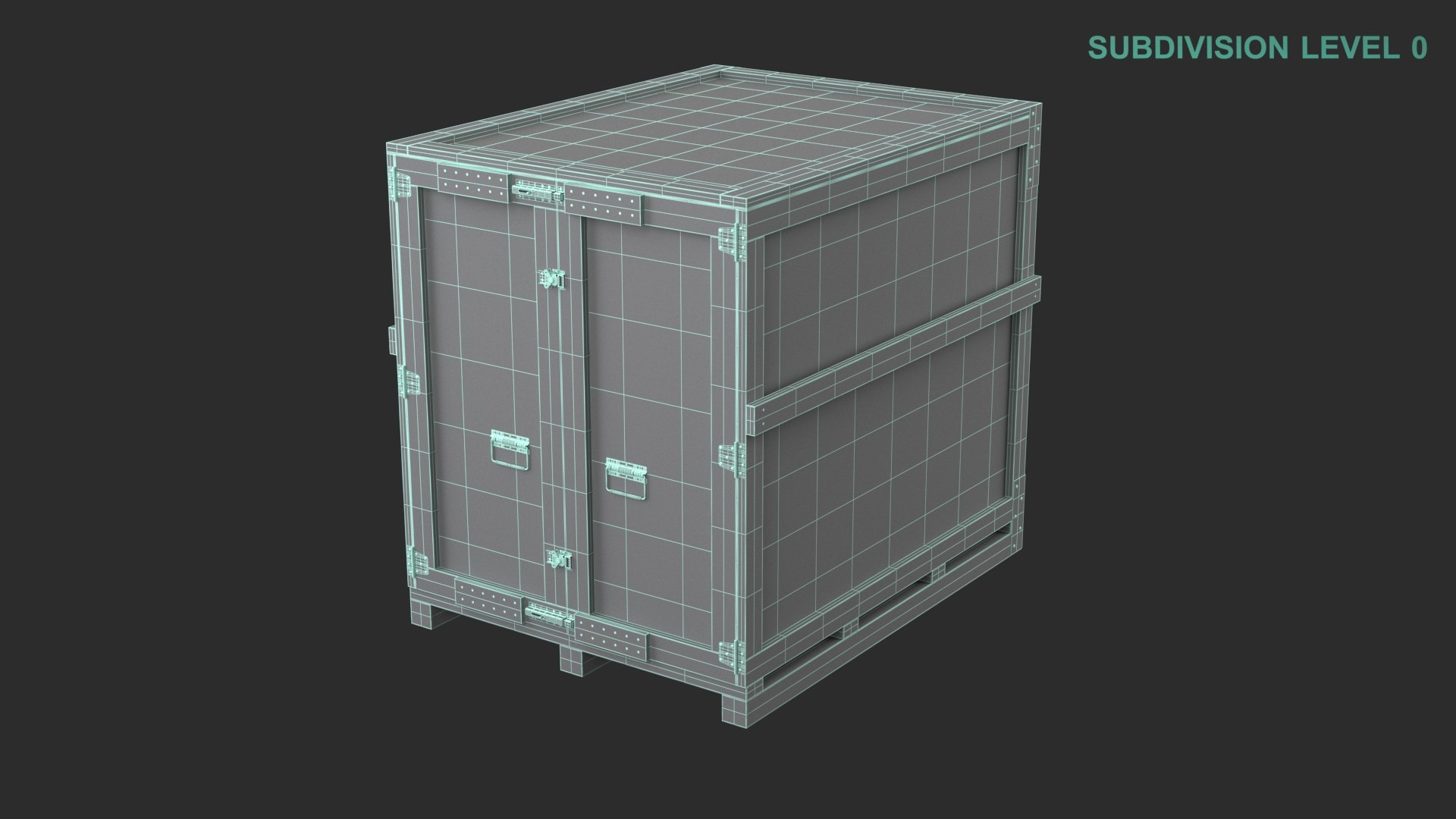 Shipping Crate 3D model - TurboSquid 2042563