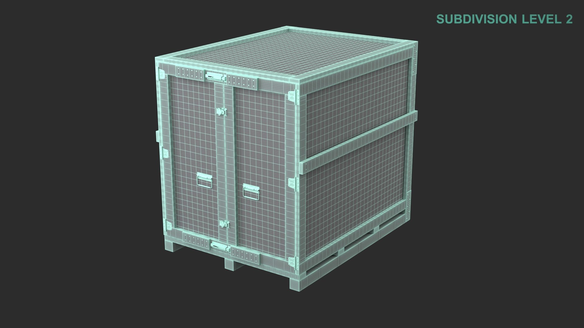 Shipping Crate 3D model - TurboSquid 2042563
