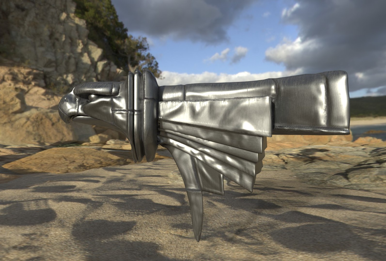 3D Gargoyle Chrysler Model - TurboSquid 1487119