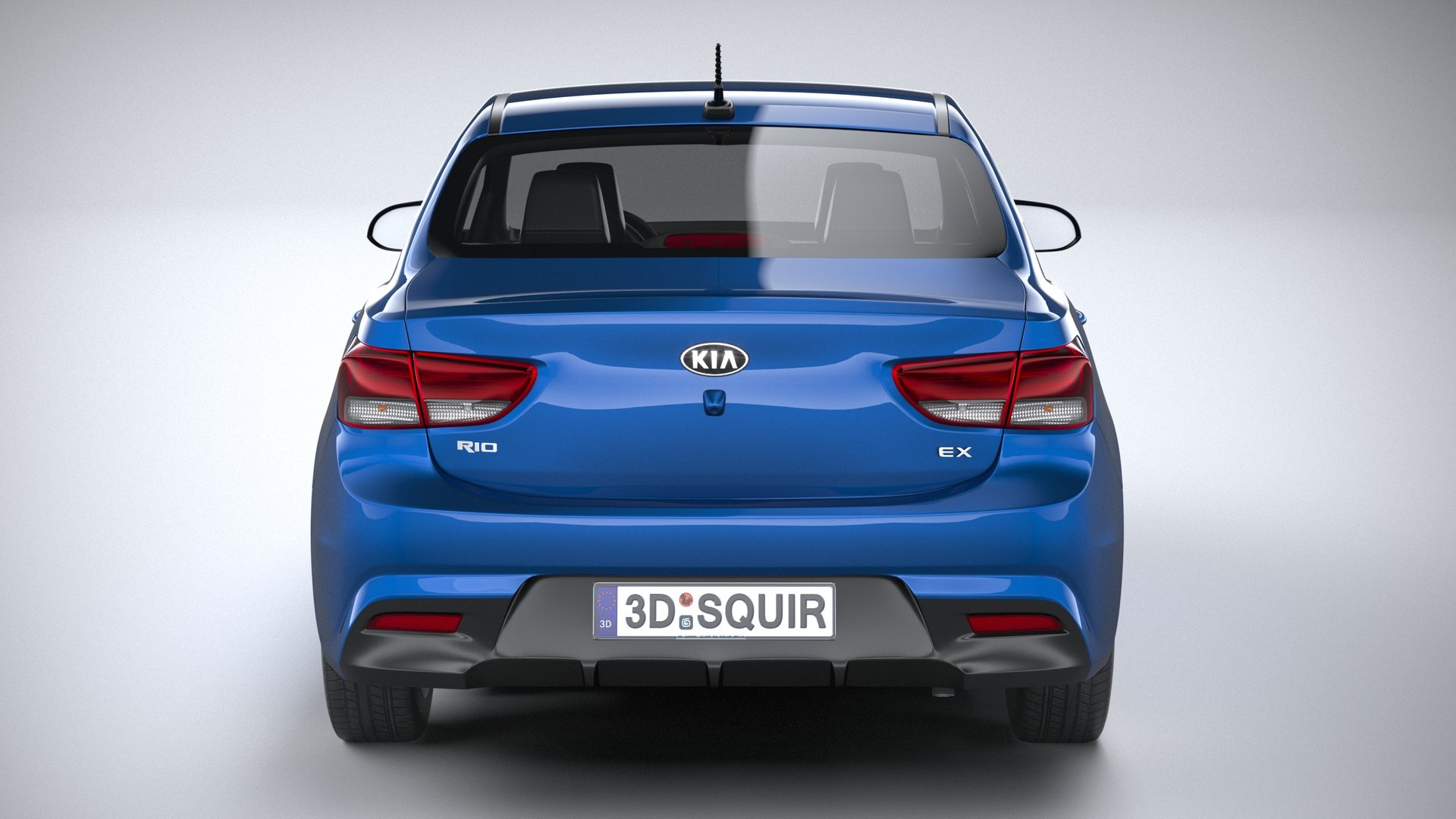 3D Kia Rio Sedan Model - TurboSquid 1520111