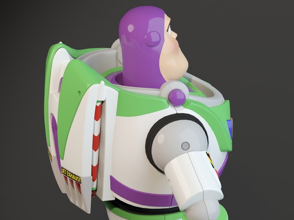 3d buzz lightyear toy model