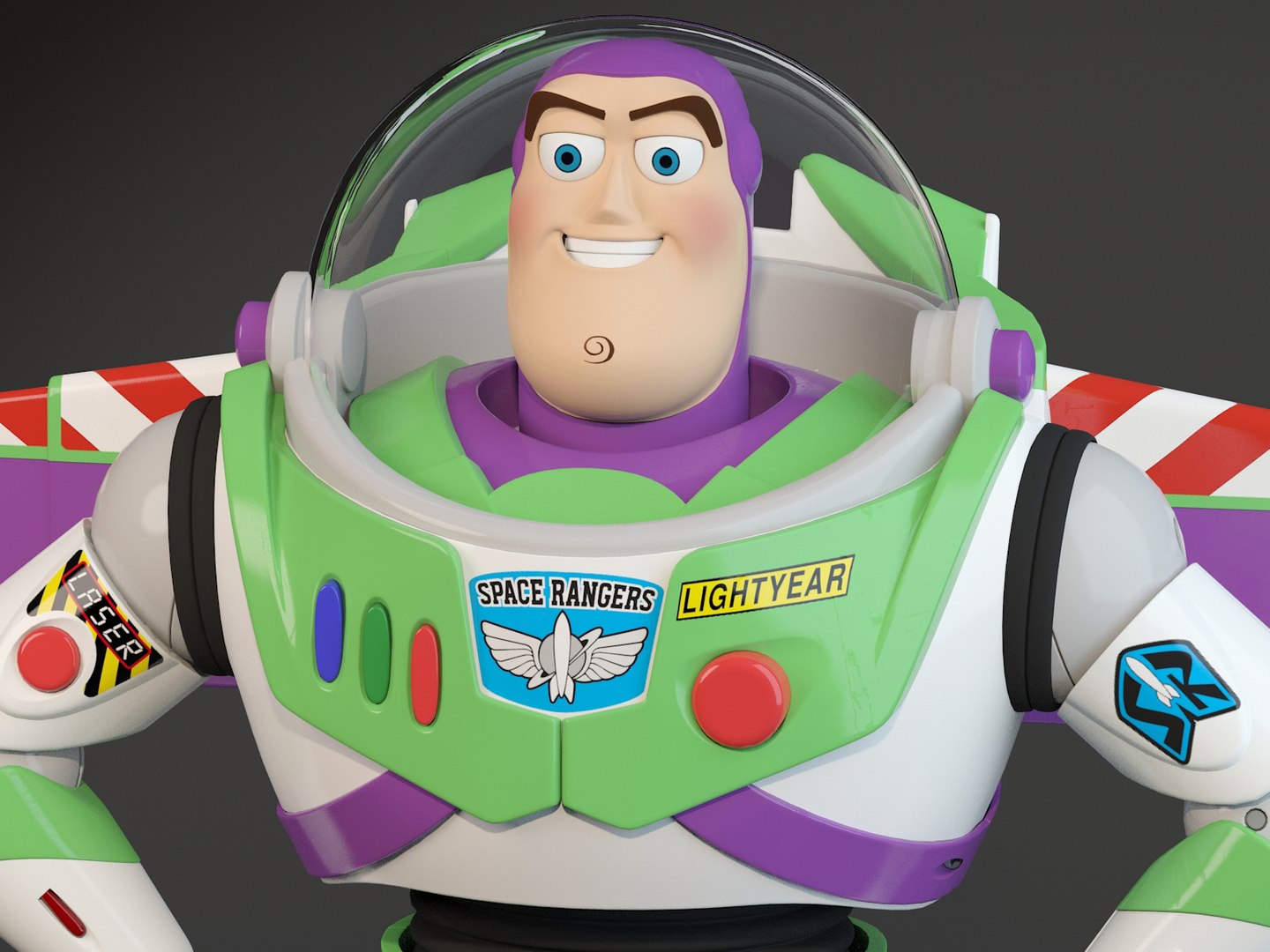3d Buzz Lightyear Toy Model