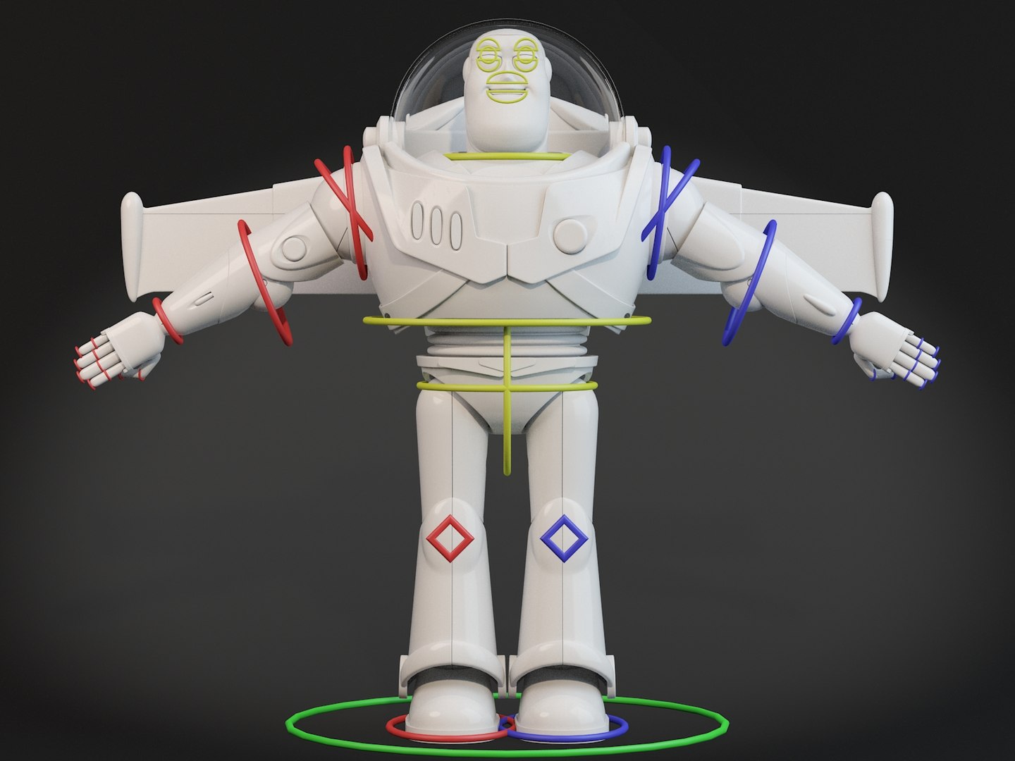 3d Buzz Lightyear Toy Model