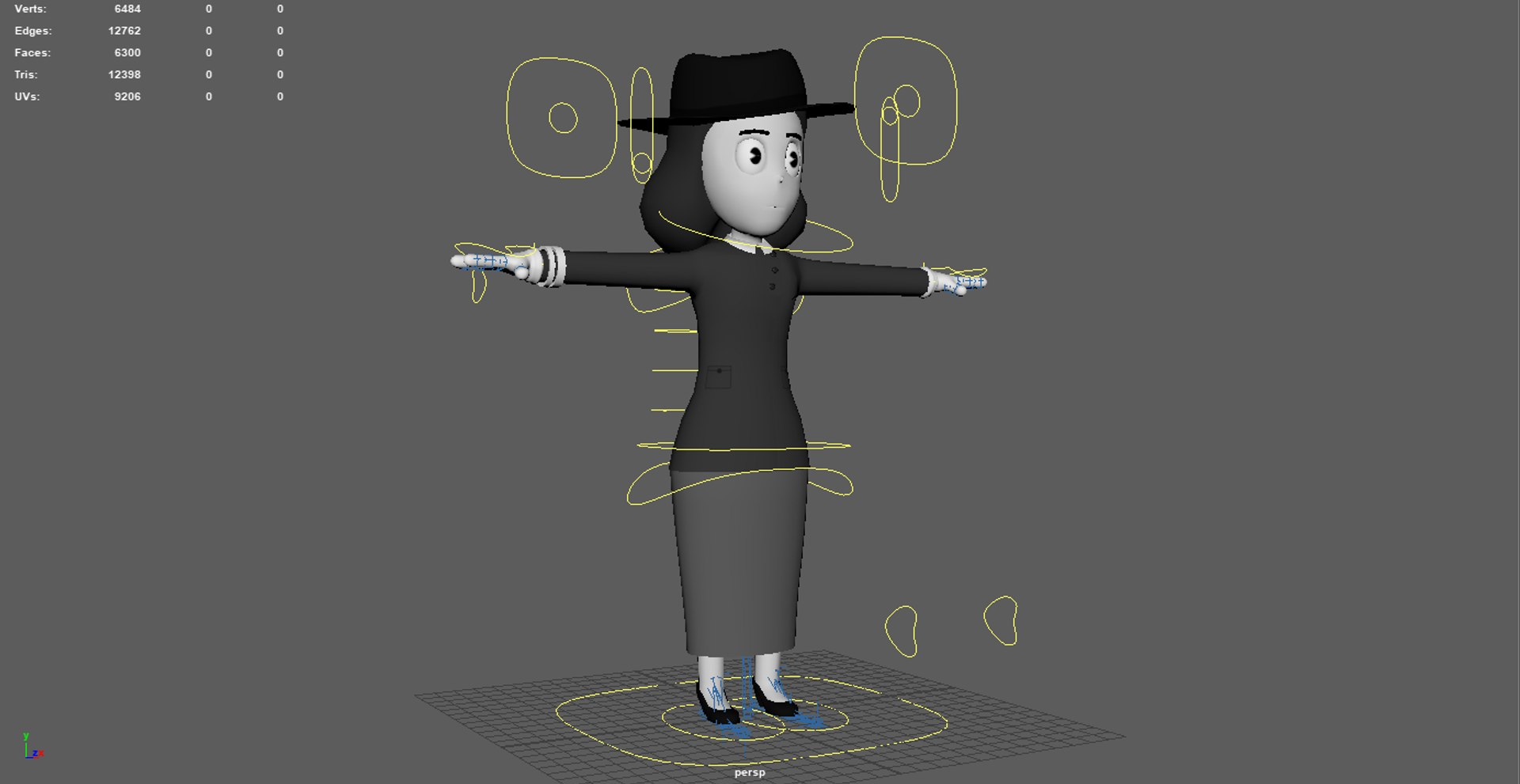 3D Model Characters Videogame Rig - TurboSquid 1315799