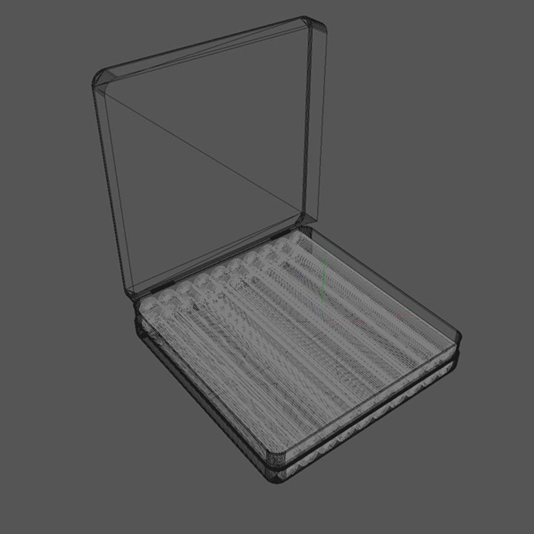 3d Tin Cigarette Box Model