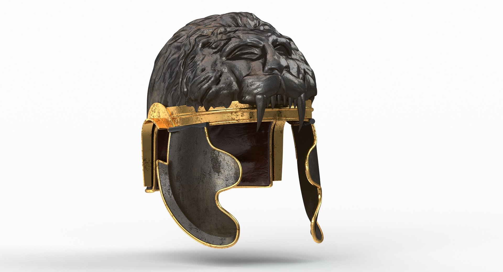 Medieval Lion Helmet V2 3D - TurboSquid 1214682